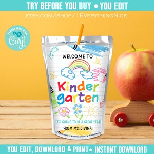 Welcome to Kindergarten Crayons Theme Teacher Student Appreciation ...