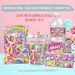Editable DIGITAL Instant DOWNLOAD Candy Land Candyland Theme 2oz Cotton ...
