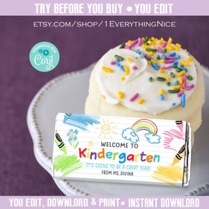 Welcome to Kindergarten Crayons Theme Teacher Student Appreciation ...