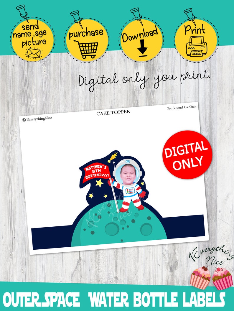 DIGITAL DOWNLOAD Outer Space Out of This World Space Theme - Etsy