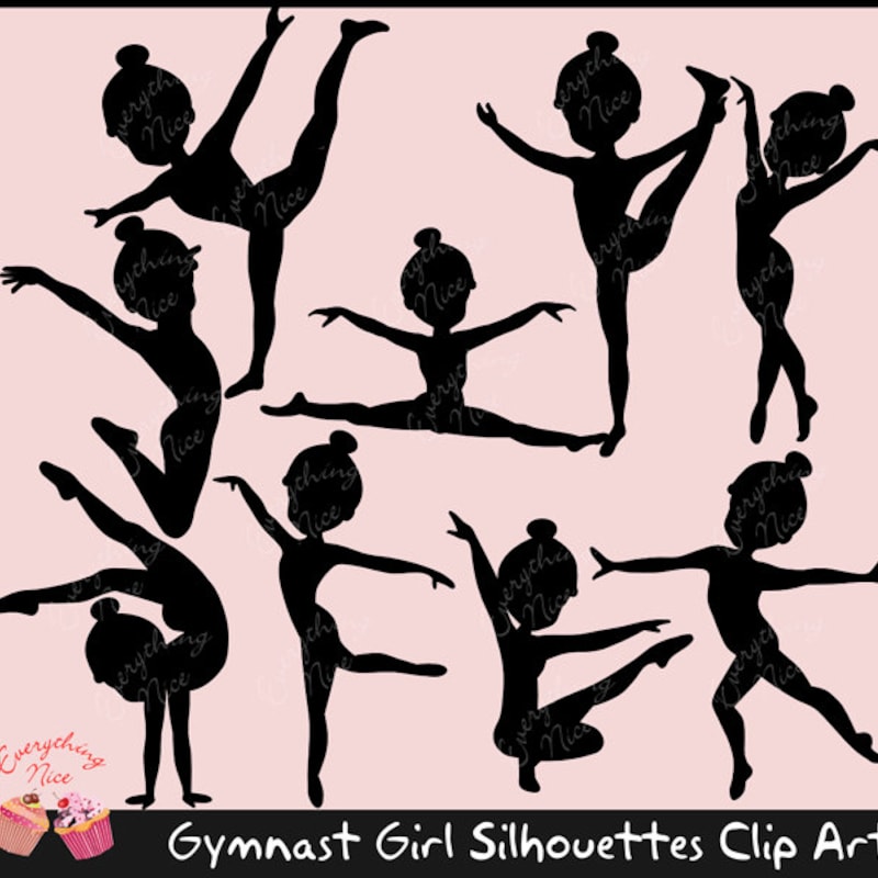 Gymnastic Clip Art - Etsy