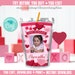 Editable DIGITAL DOWNLOAD Valentine Valentine Theme Birthday Favors ...