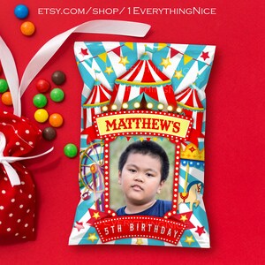 Circus Carnival Theme Editable Instant DIGITAL DOWNLOAD Set Bundle 1 ...