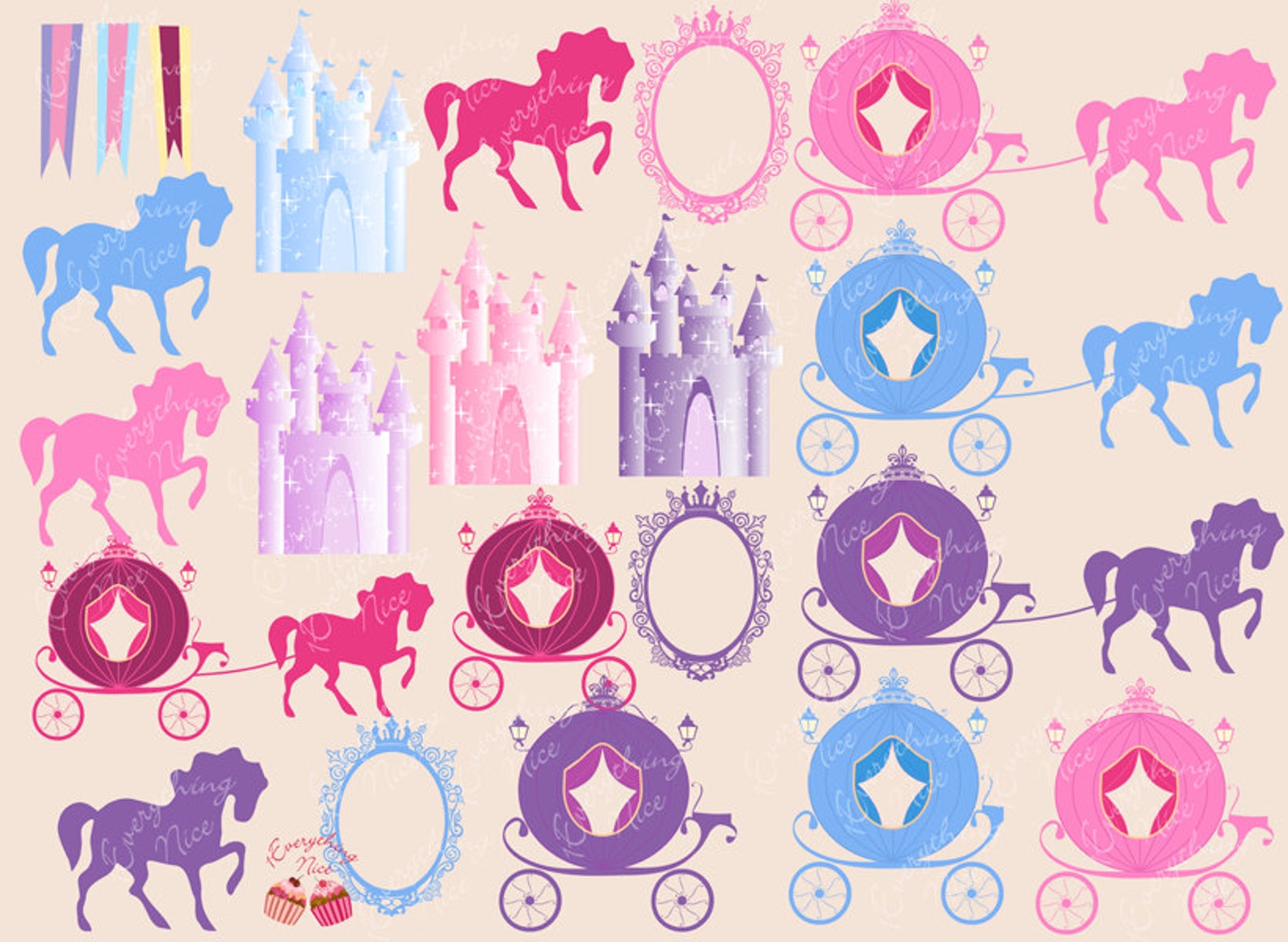 Royalty Clipart Set - Etsy