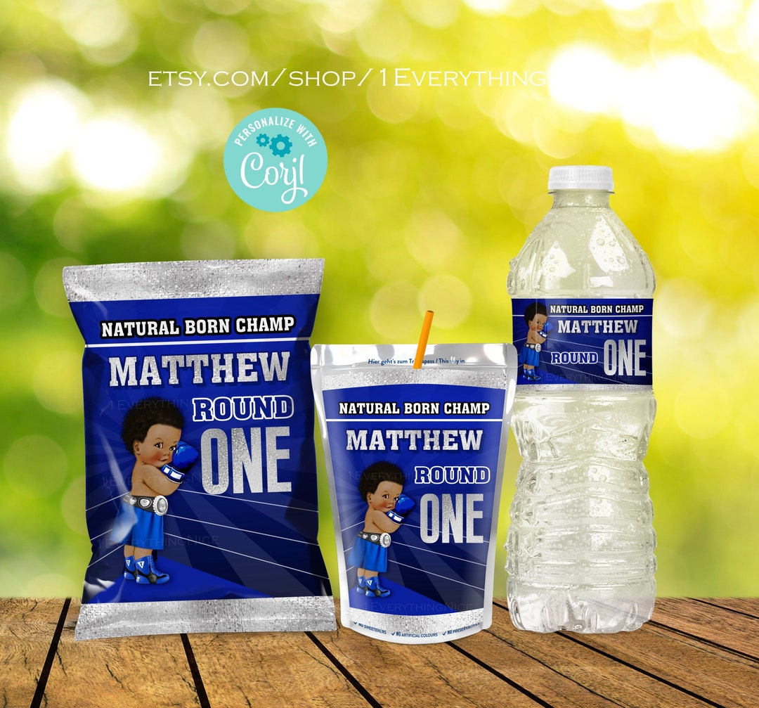 Boxing Little Baby Boy Boxer Champ Main Event Bundle Set 1 Silver Blue ...