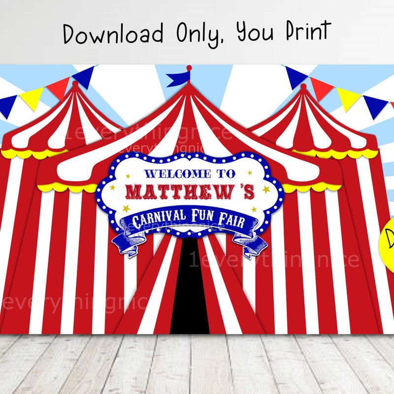 Circus Banner - Etsy