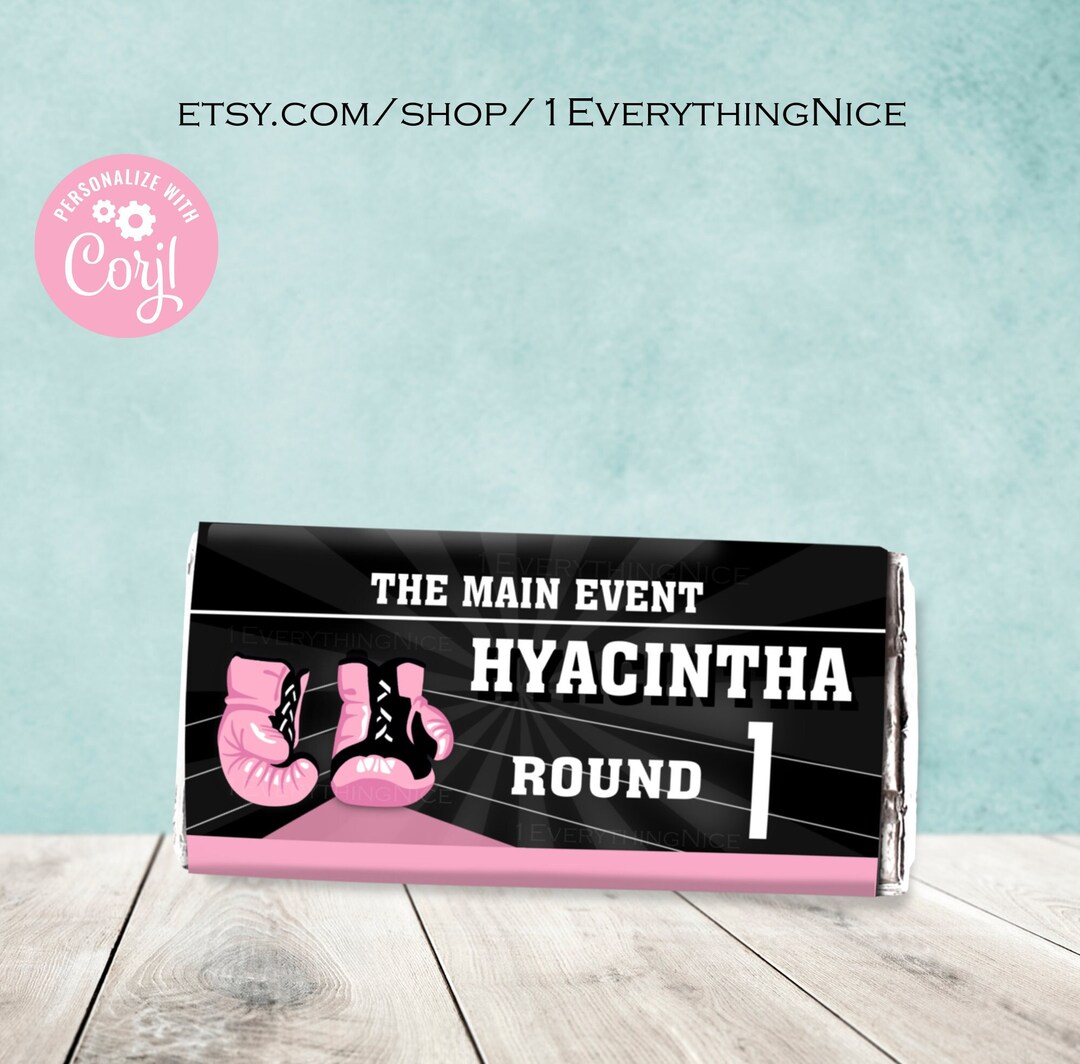 Boxing Theme Pink Gloves Boxer Little Champ Knock Out Knockout TKO Main ...