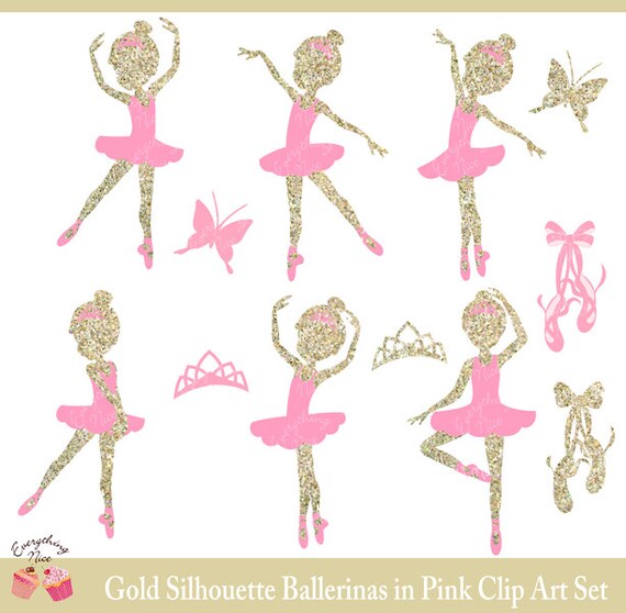 Pink Ballerina Silhouette