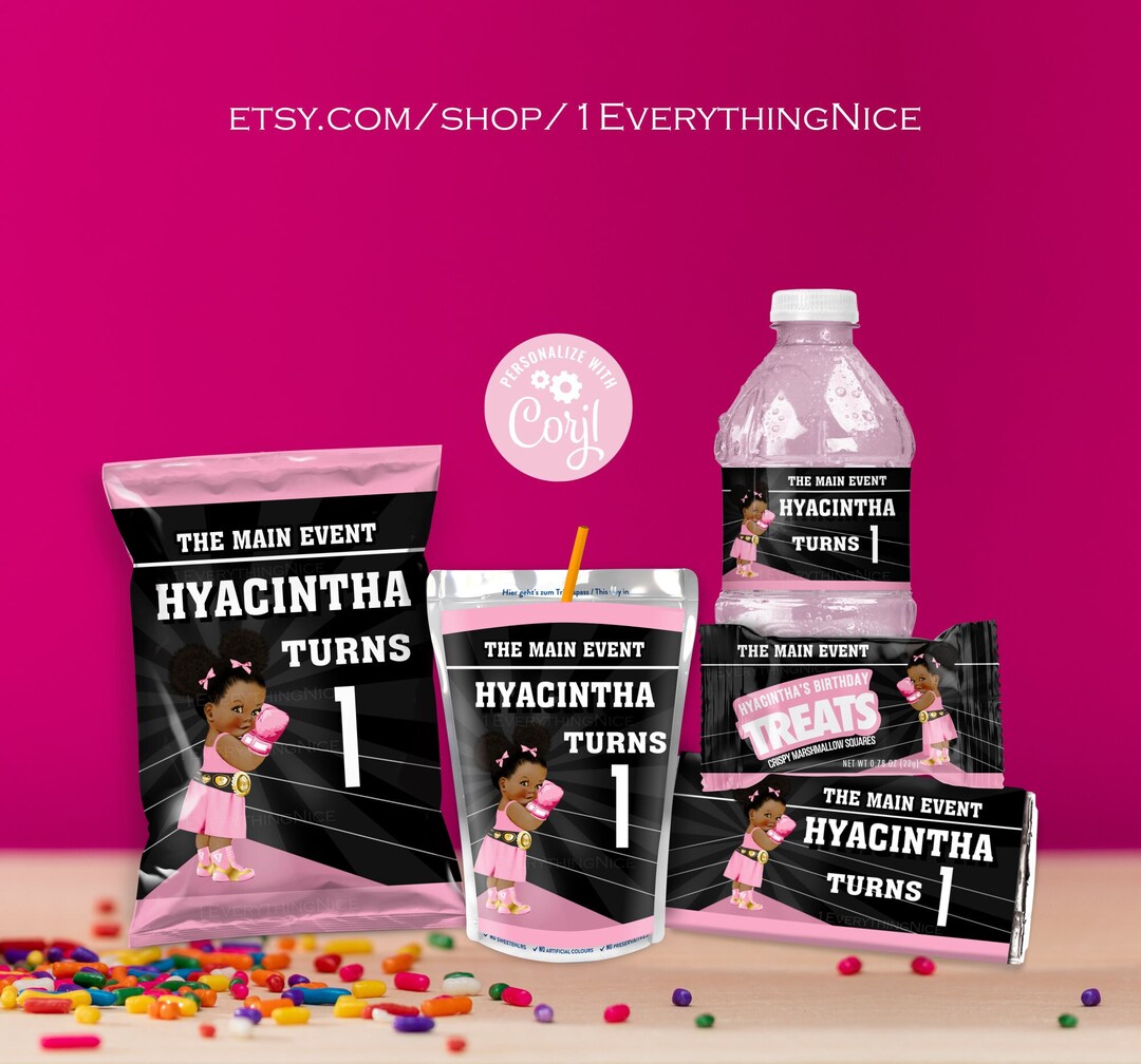 Boxing Little Baby Girl Boxer Knock Out Knockout Main Event Wrappers ...