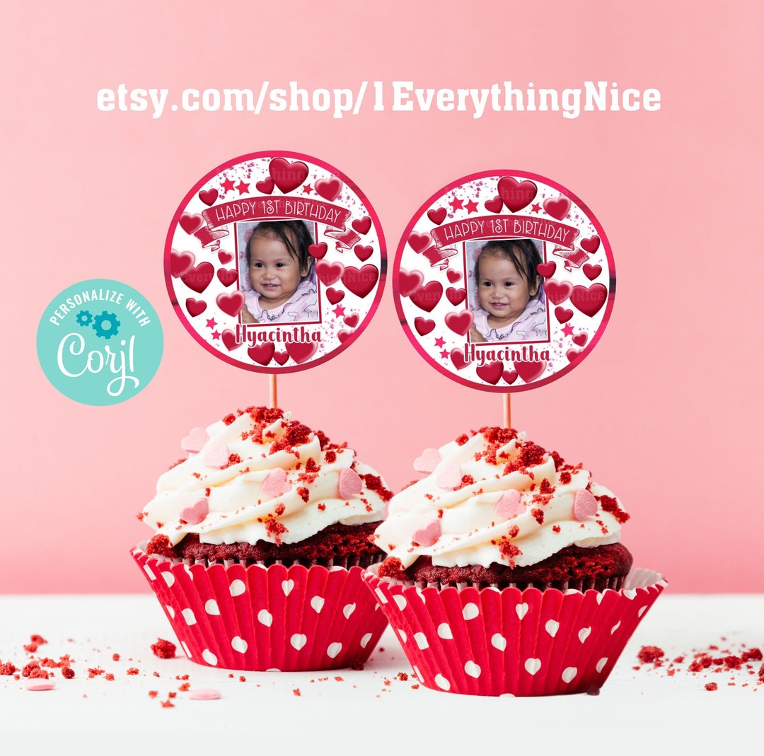 Valentines Valentine Day Happy Hearts Editable DIGITAL DOWNLOAD ...