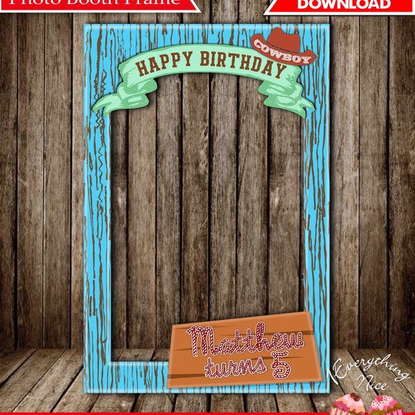 Cowboy Photo Booth - Etsy