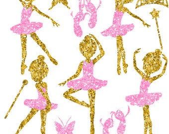 Gold Ballerina - Etsy