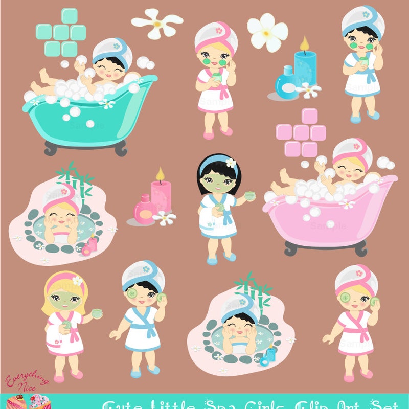 Spa Clip Art - Etsy