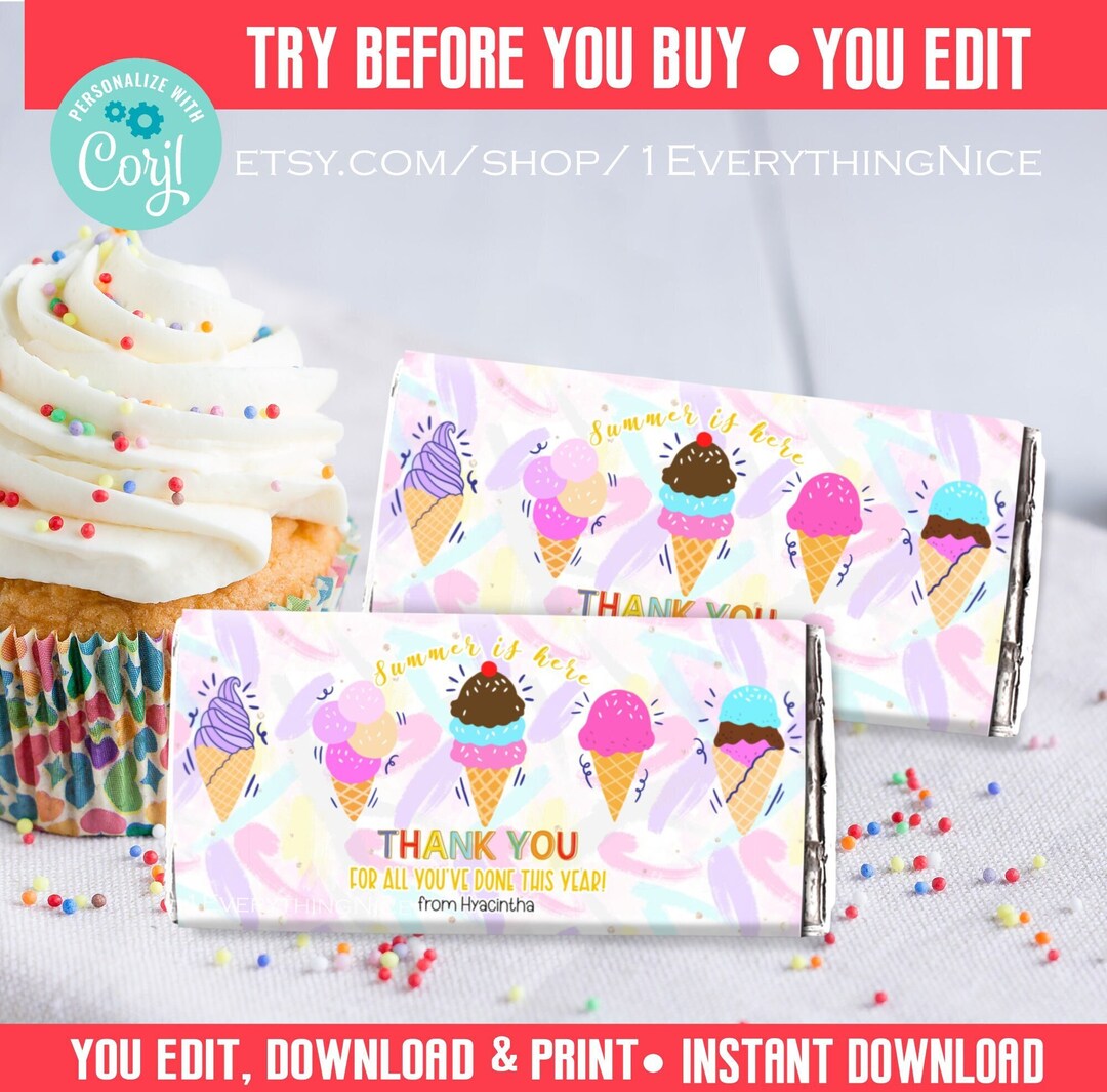 Editable Thank You for a Great School Year Teachers Appreciation ...