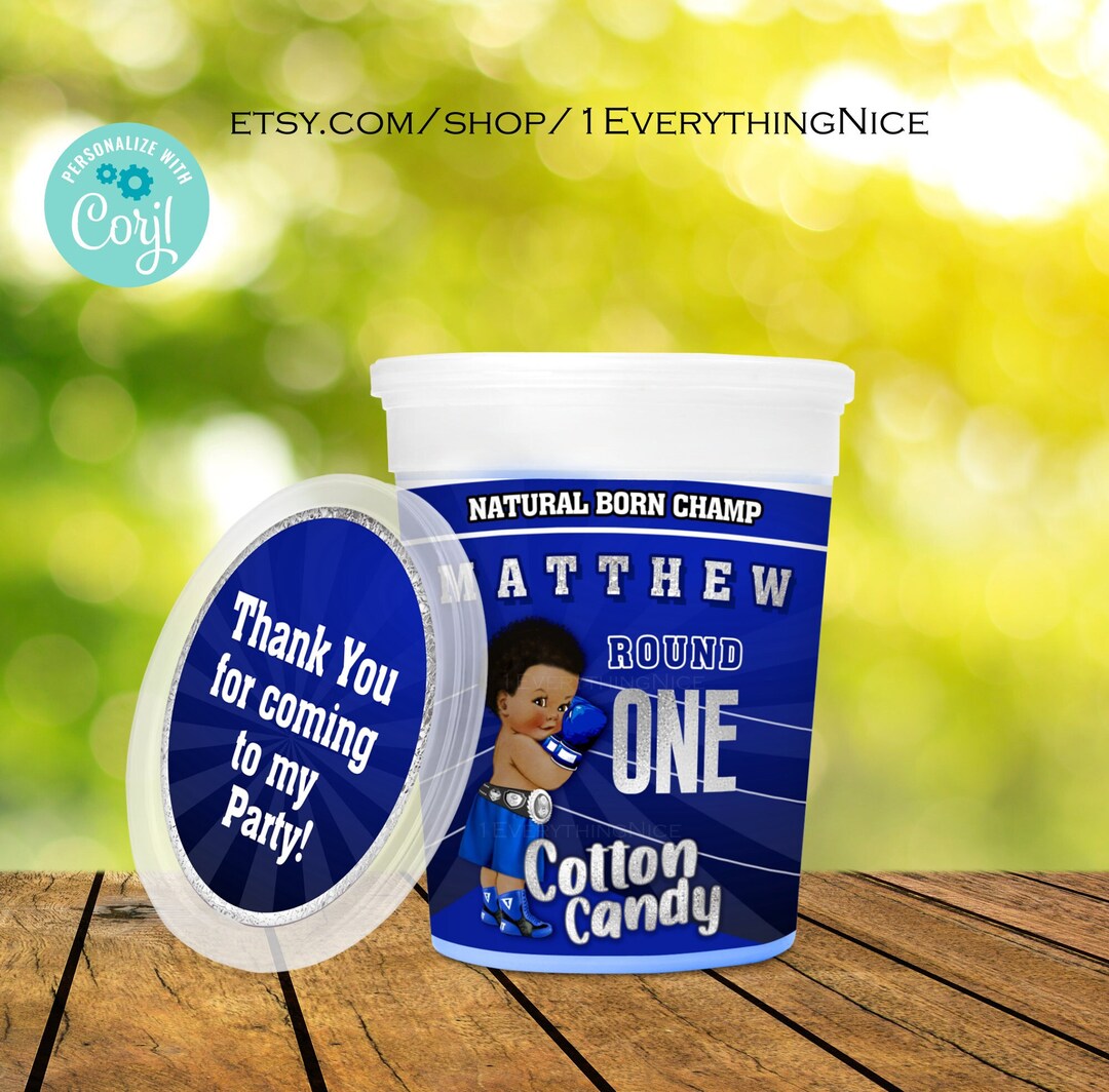 Boxing Baby Boy Boxer Little Champ Main Event 2oz Cotton Candy Tub ...