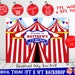 DIGITAL DOWNLOAD Carnival Theme 7ft. Wide X 5ft. High Backdrop - Etsy