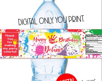 Paint Bottle Labels - Etsy