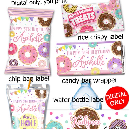 Donut Party Invitation Donut Birthday Party Editable | Etsy