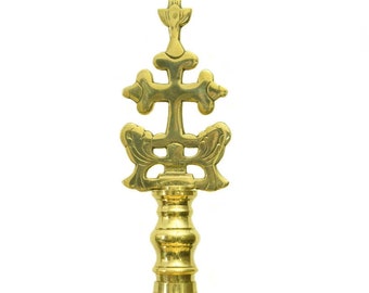 Sleeba Cross Lamp Brass Oil Lamp Christian Cross Altar Home Decor ...