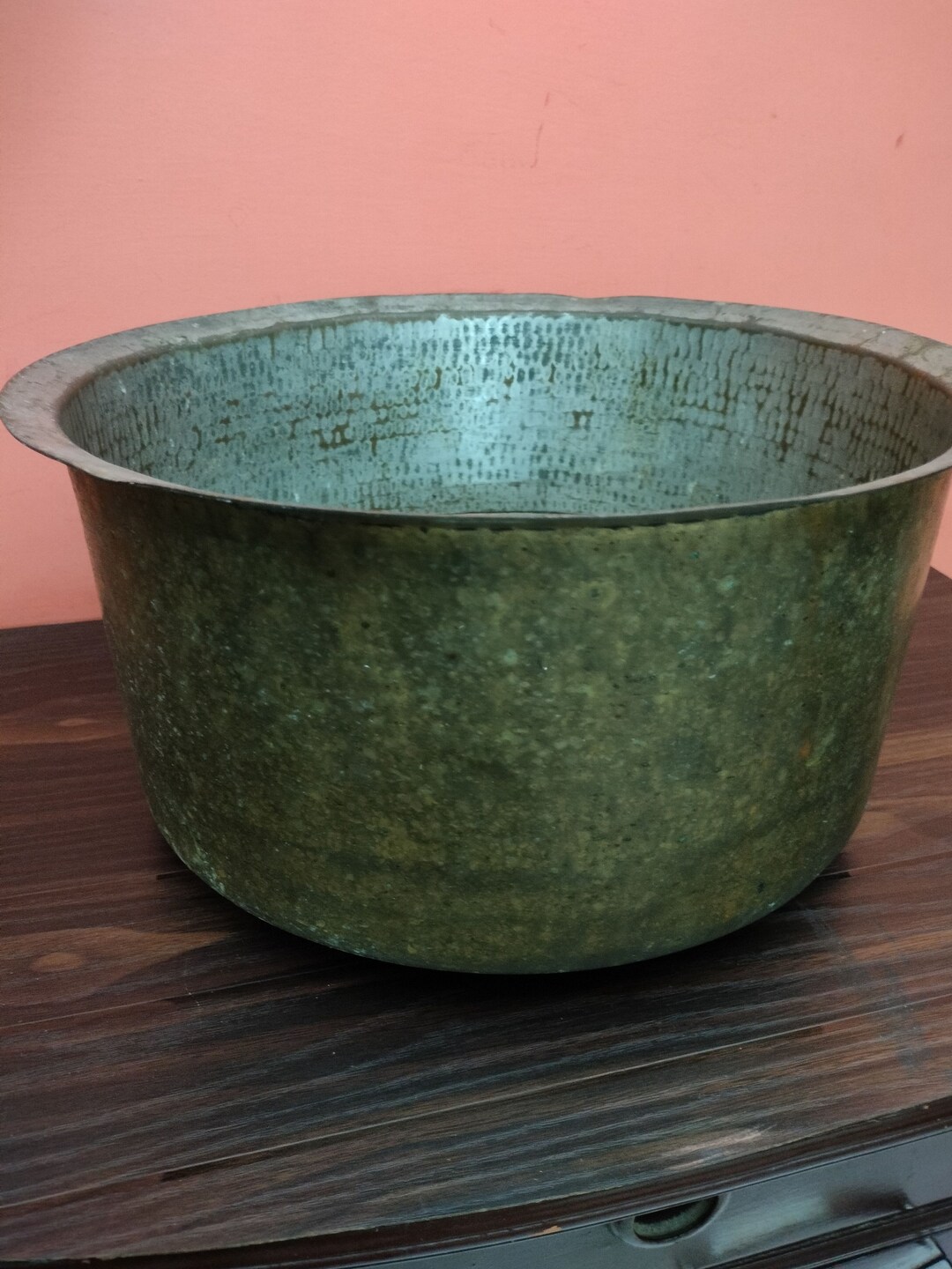 Vintage Antique Brass Hammered Pot Planter, Flower Pot, Plant Container ...