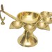 Brass Panchmukhi Diya / Panch Aarti Lamp / Panch Mukhi Aarti Deepak ...