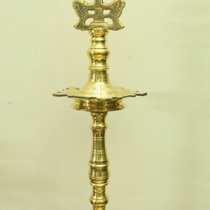 Lamp With Cross - Brass Sleeba Cross / Sleeva Cross Oil Lamp With 5 ...