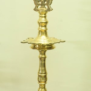 Lamp With Cross - Brass Sleeba Cross / Sleeva Cross Oil Lamp With 5 ...