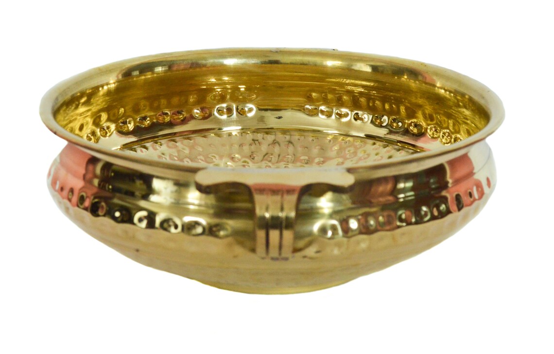 Brass Urli Pot || Urli Bowl ||decoration Bowl || Hammered Urli for Home ...