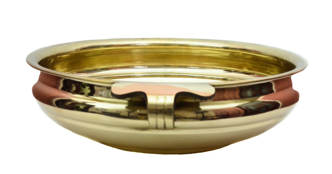 Brass Urli Pot in Large Size || Uruli Bowl in Plain Design for Home ...