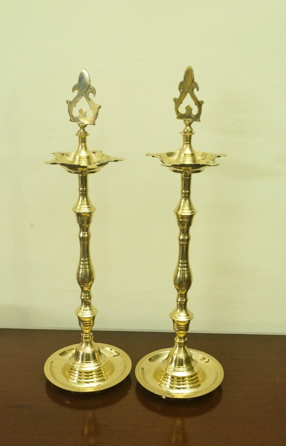Oil Lamp/diya Handcrafted & Traditionally Designed Brass - Etsy
