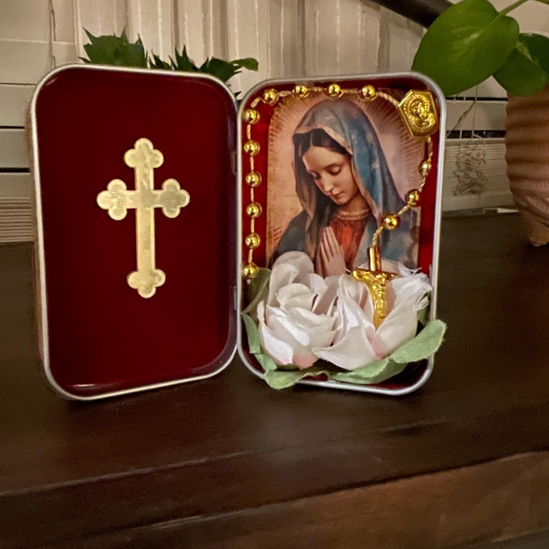 Mother Mary Tin - Etsy