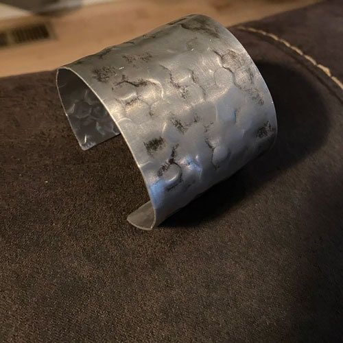 Honeycomb Texture Aluminum Cuff Rustic - Etsy