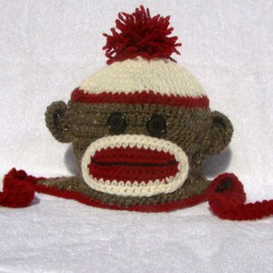 Monkey Hat Knit Monkey Beanie Crochet Monkey Winter Hat - Etsy