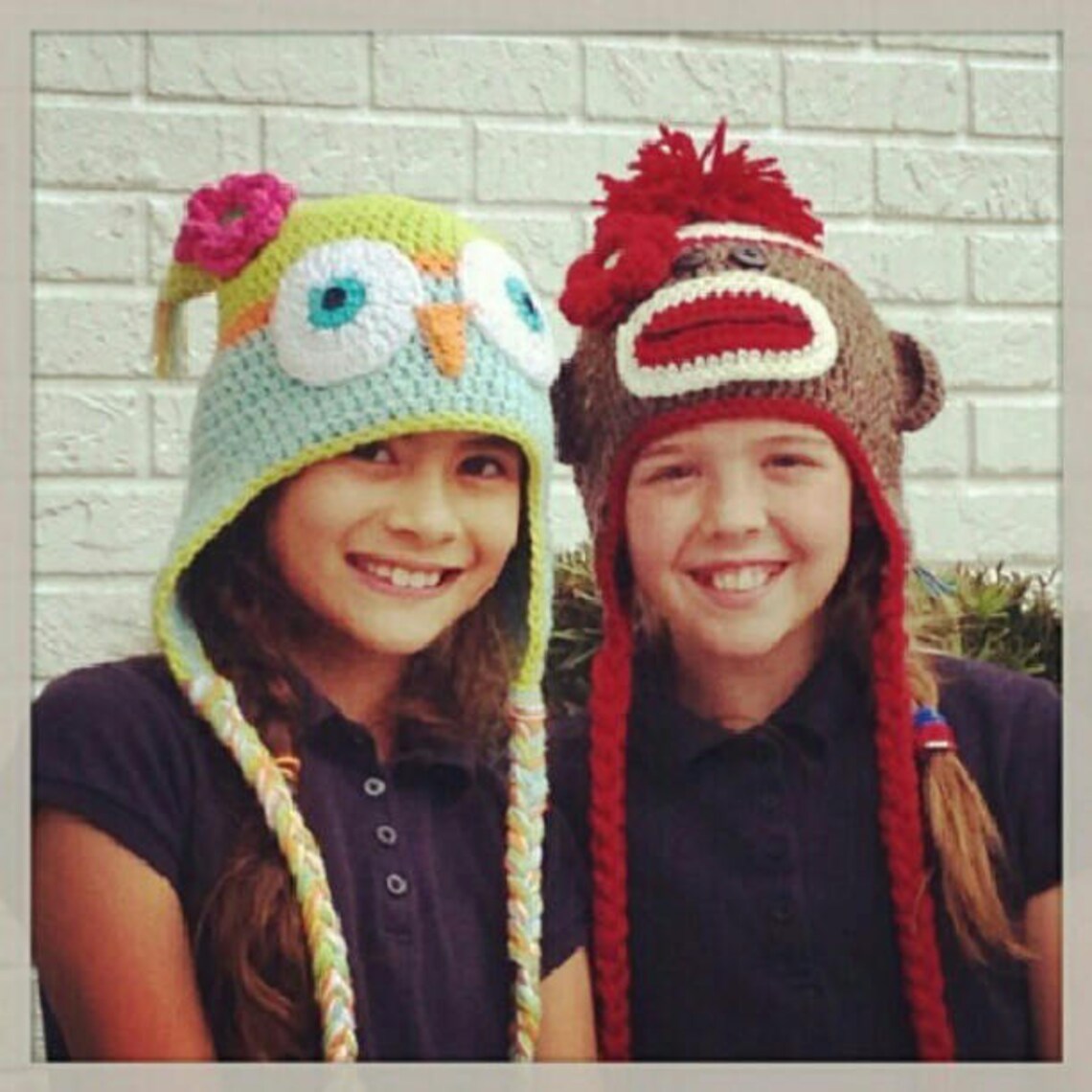 Monkey Hat Knit Monkey Beanie Crochet Monkey Winter Hat - Etsy