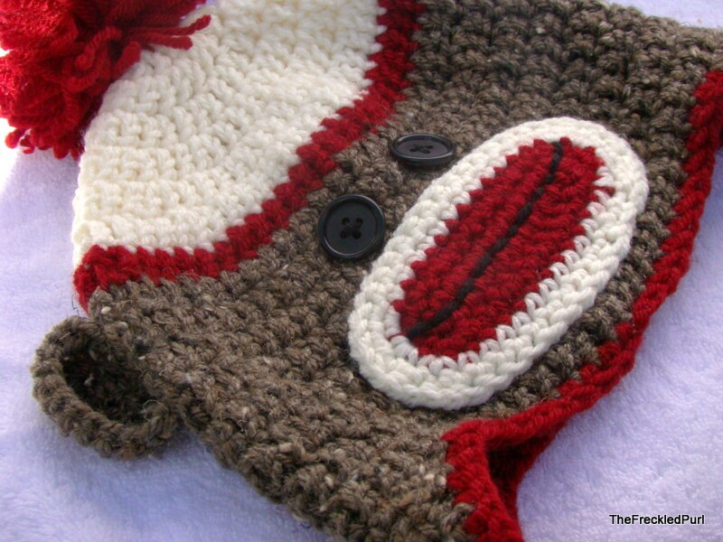 Monkey Hat Knit Monkey Beanie Crochet Monkey Winter Hat - Etsy