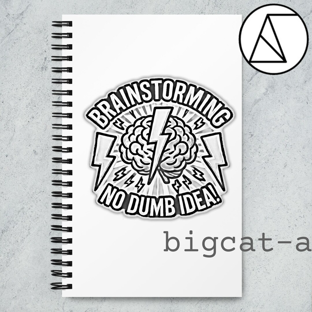 Brainstorming Notebook - Etsy