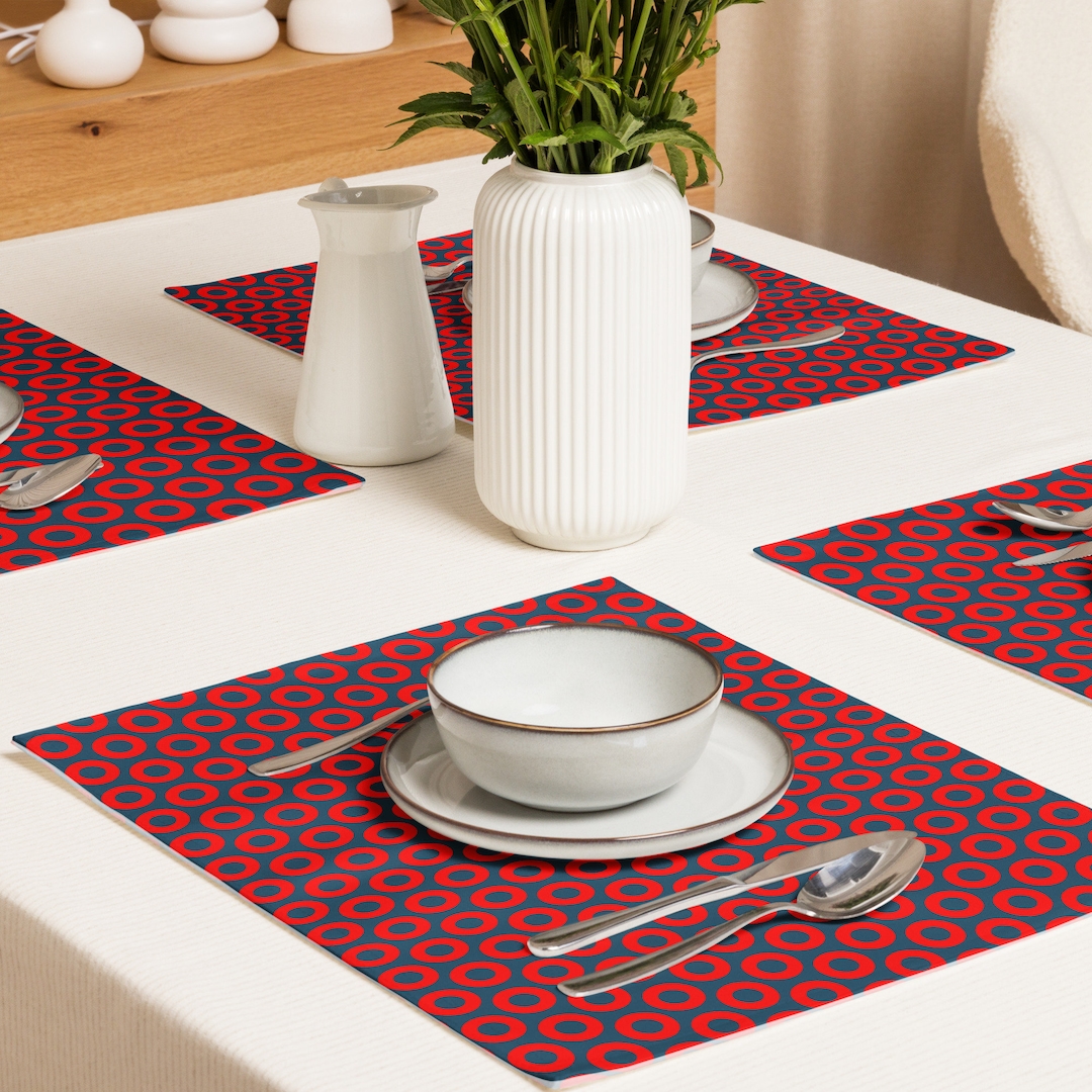 Phish Donuts Placemat Set, Phish Home Gift, Phish Kitchen, Phish ...