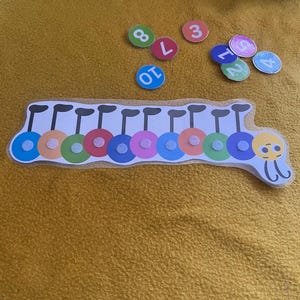 Number Line, Number Order Caterpillar Activity - Etsy