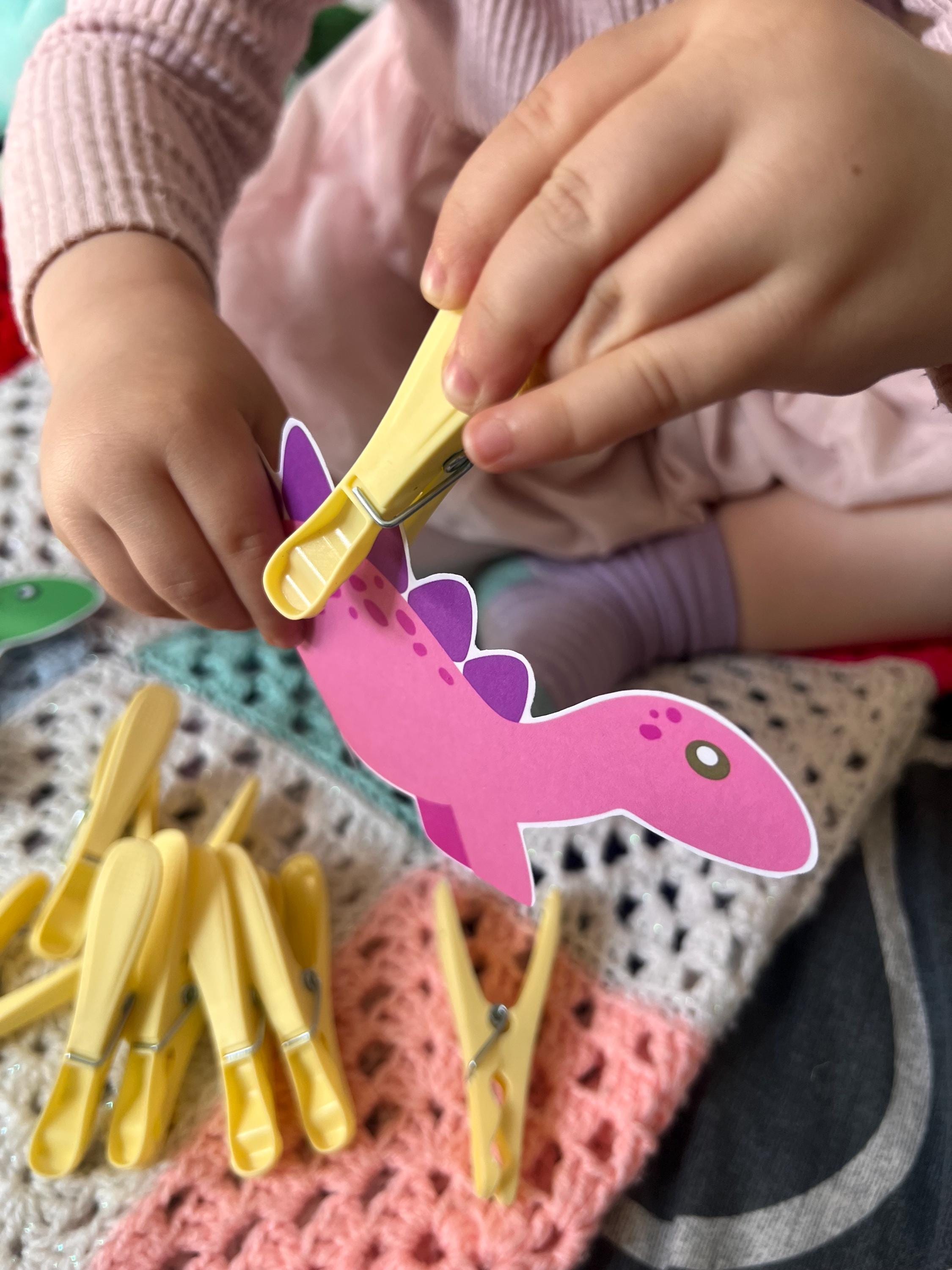 Dinosaur Fine Motor Activity - Etsy