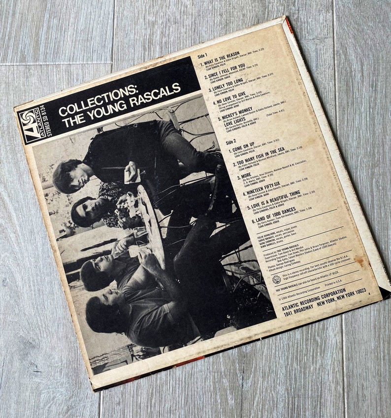 Collections: The Young Rascals 1966 Original Vinyl Album Record LP ...
