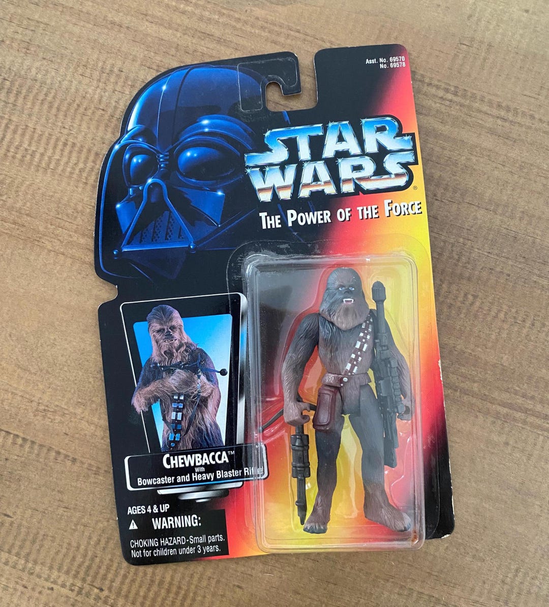 Vintage 1995 Chewbacca With Bowcaster and Heavy Blaster Rifle Star Wars ...