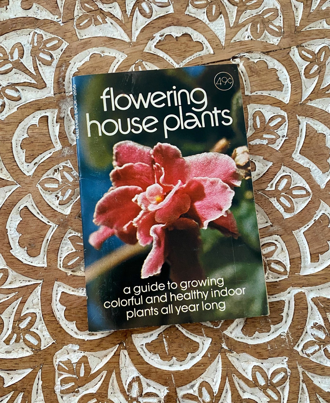 Vintage 1978 Flowering House Plants Gardening Garden Flowers Dell Purse ...
