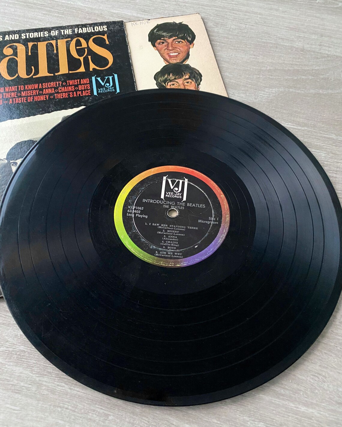 Vintage 1964 Songs Pictures and Stories of the Fabulous Beatles Mono ...