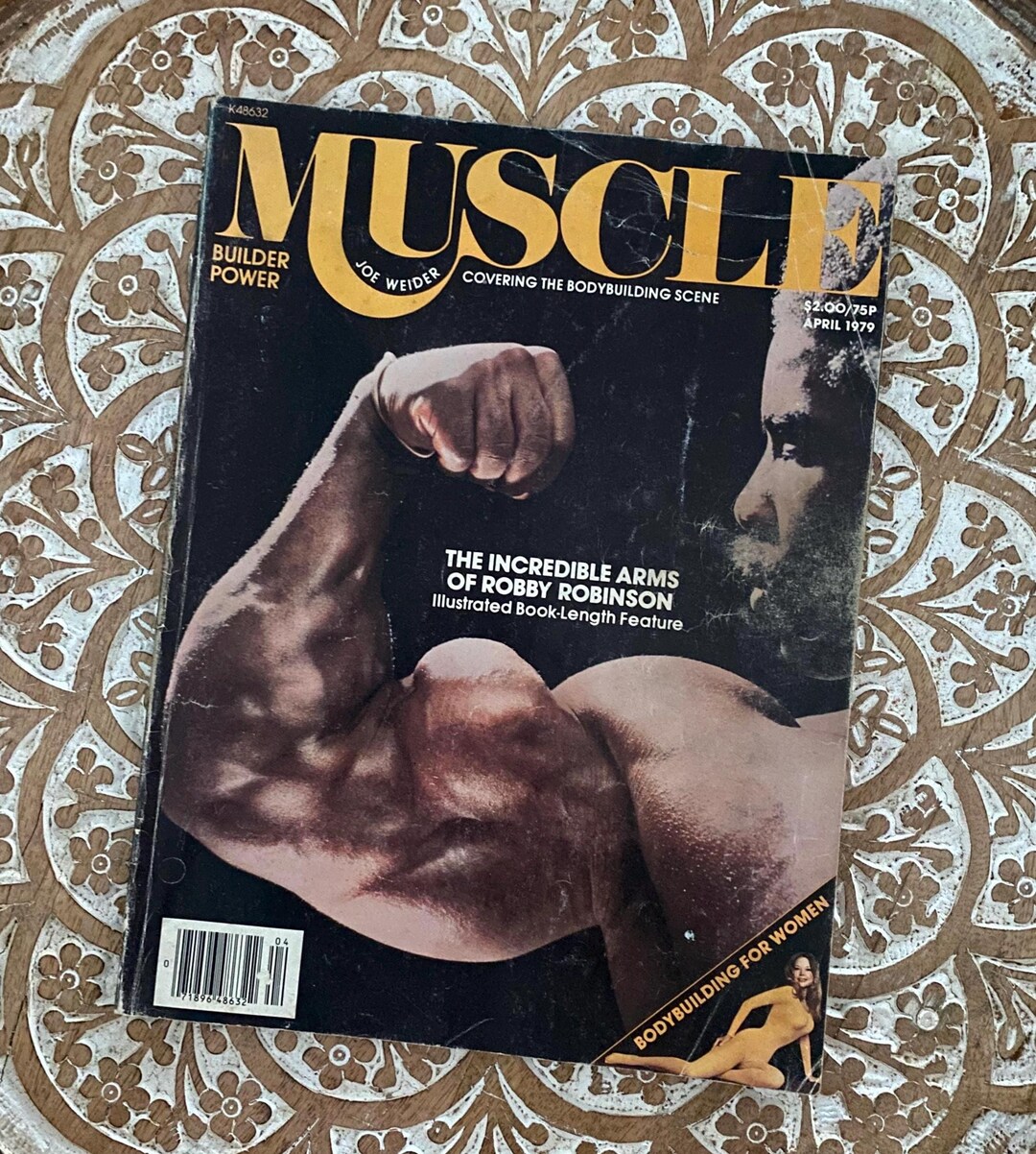 1979 April Joe Weider Muscle Builder Power Robby Robinson Vintage ...