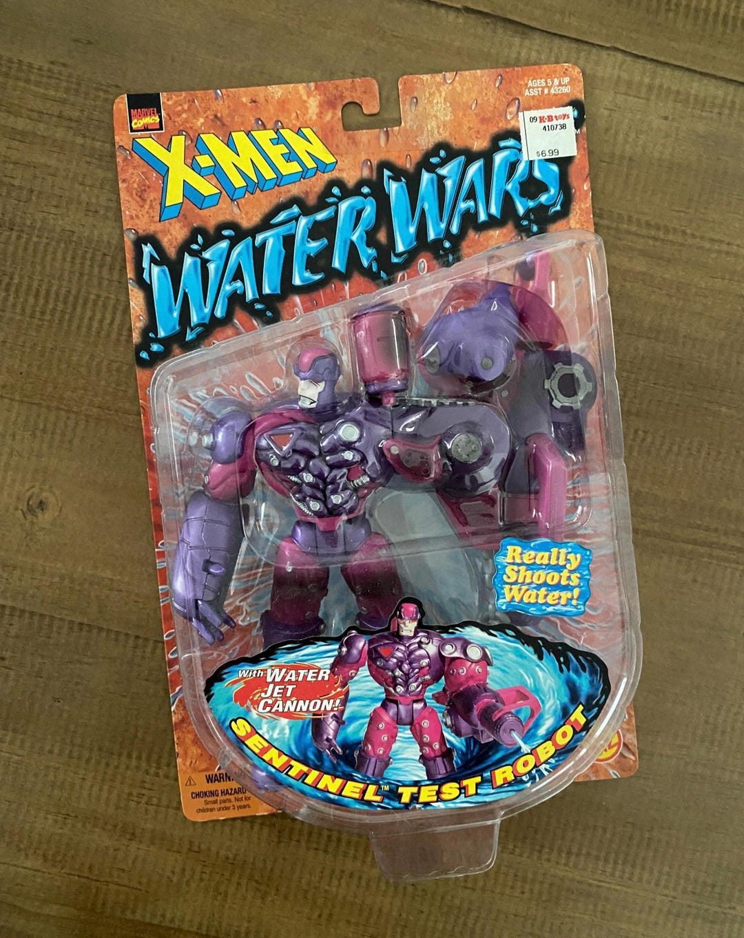 Vintage 1997 Marvel Comics Toy Biz X-men Water Wars Sentinel Test Robot ...