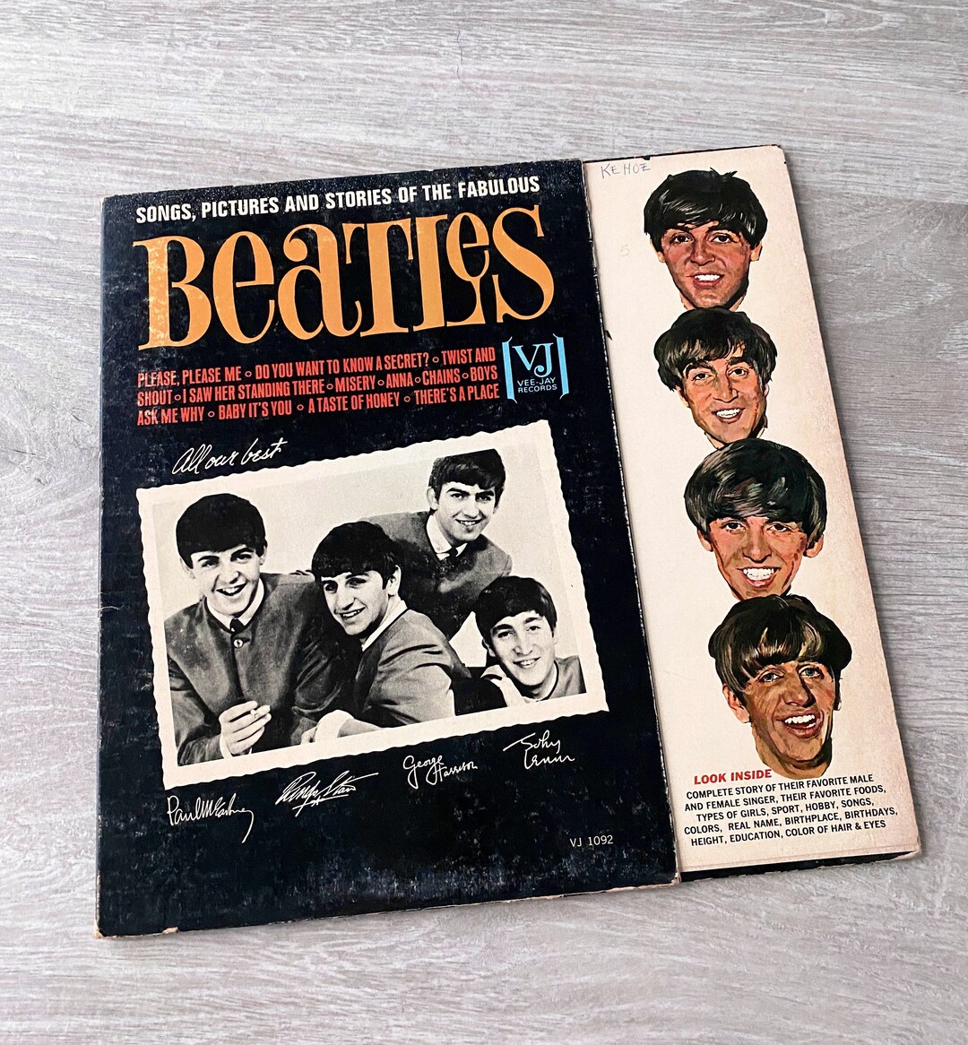 Vintage 1964 Songs Pictures and Stories of the Fabulous Beatles Mono ...