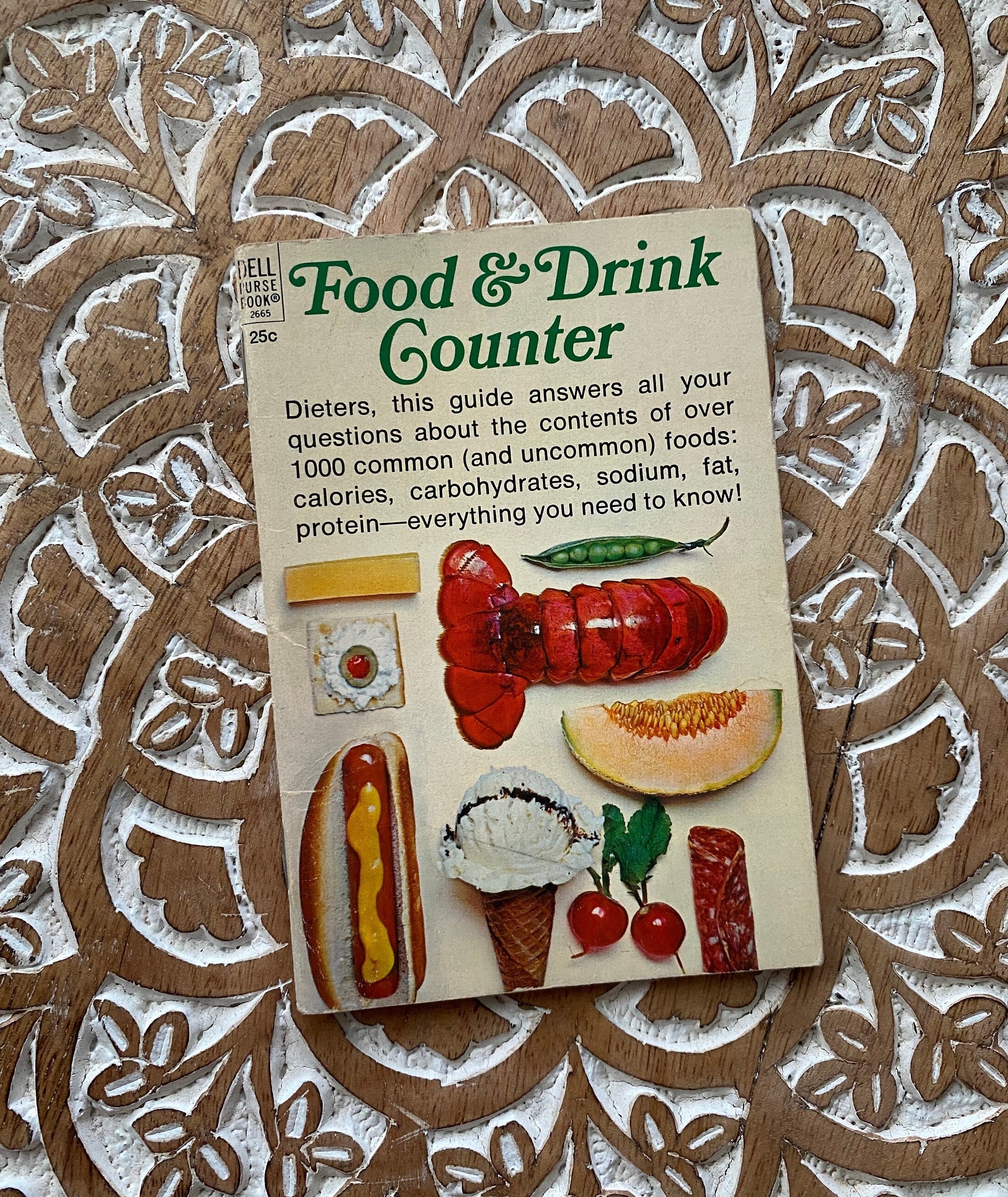 Vintage 1970 Food & Drink Counter Diet Exercise Beauty Health Dell ...
