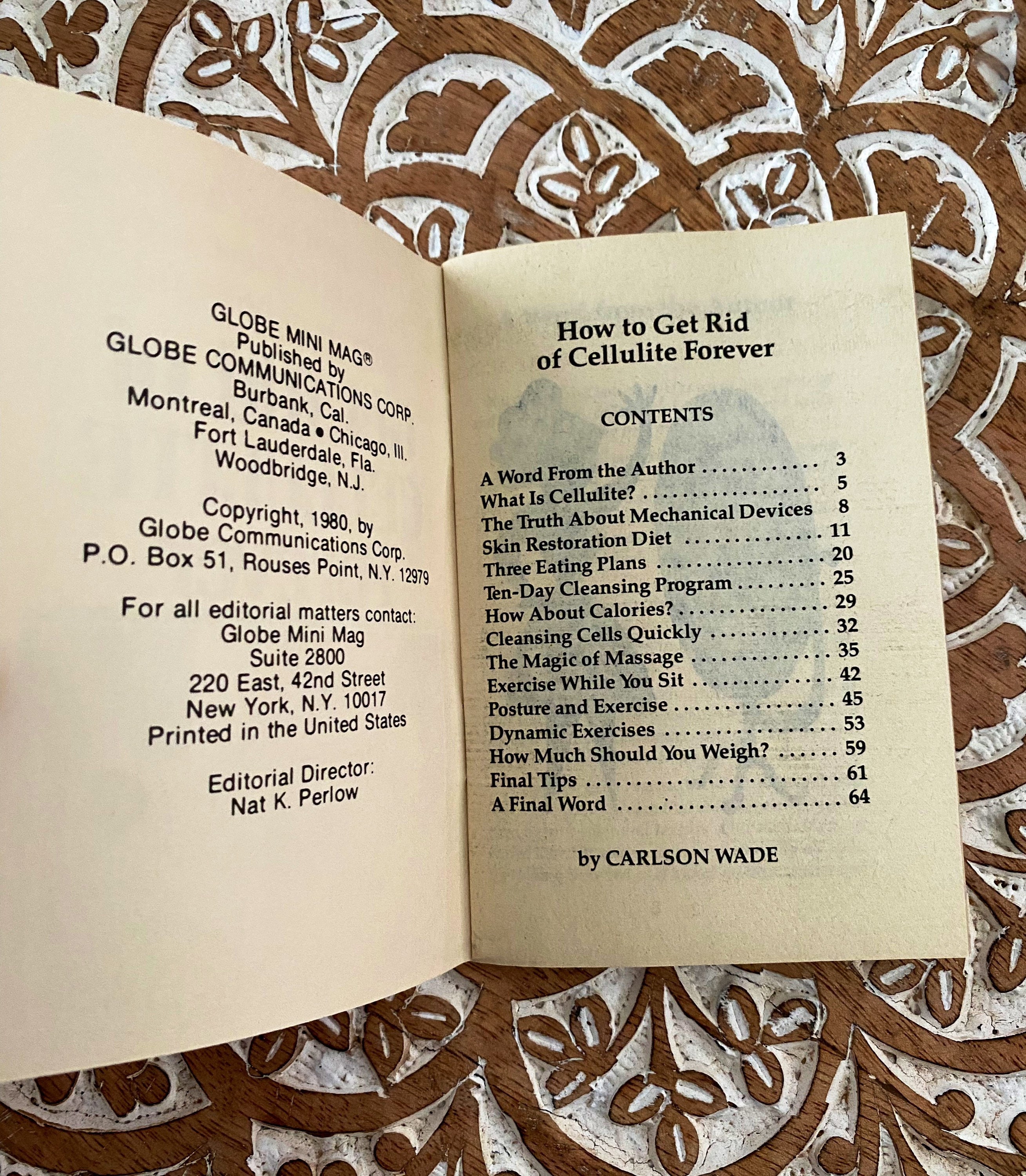 Vintage 1980 Get Rid of Cellulite Forever Beauty Diet Skincare Health ...