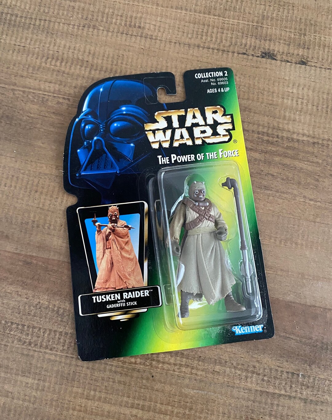 Vintage 1996 Tusken Raider With Gaderffii Stick Star Wars the Power of ...