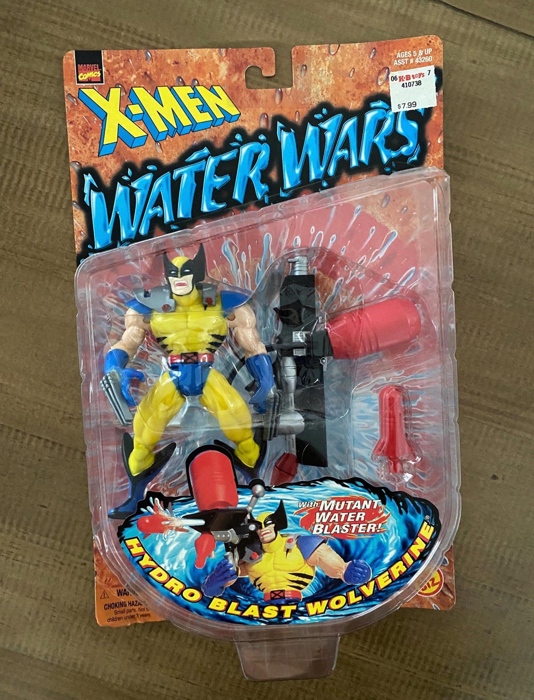 Vintage 1997 Marvel Comics Toy Biz X-men Water Wars Hydroblast ...